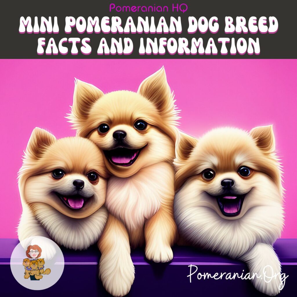 Mini Pomeranian Dog Breed Facts and Information